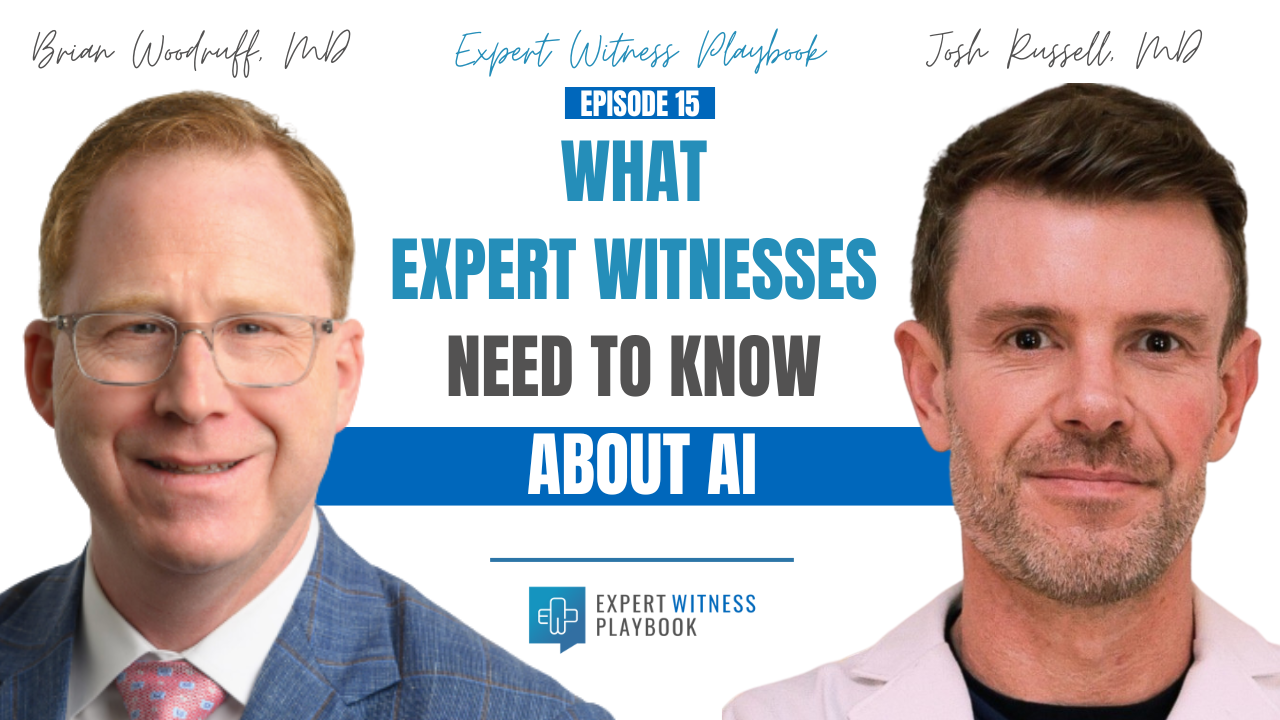 Episode 15 – What Expert Witnesses Need To Know About AI - Expert ...